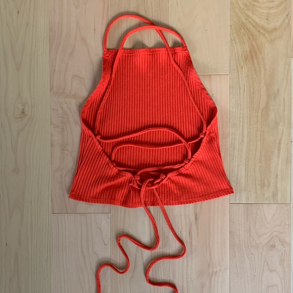 Arizona Jean Company | Tops | Arizona Jeans Brand Bright Red Low Back ...